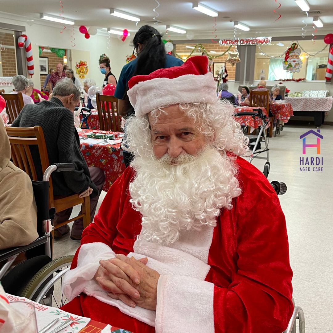 Hardi Aged Care 2022 Christmas celebrations resident photos